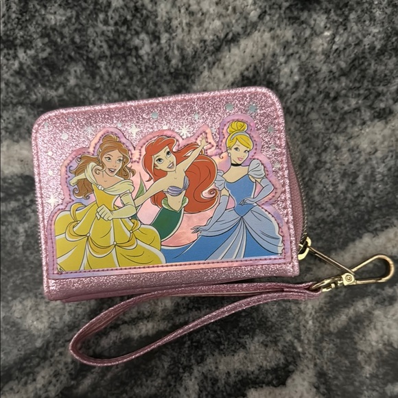 Disney | Accessories | Disney Princess Glitter Wallet New No Tag | Poshmark